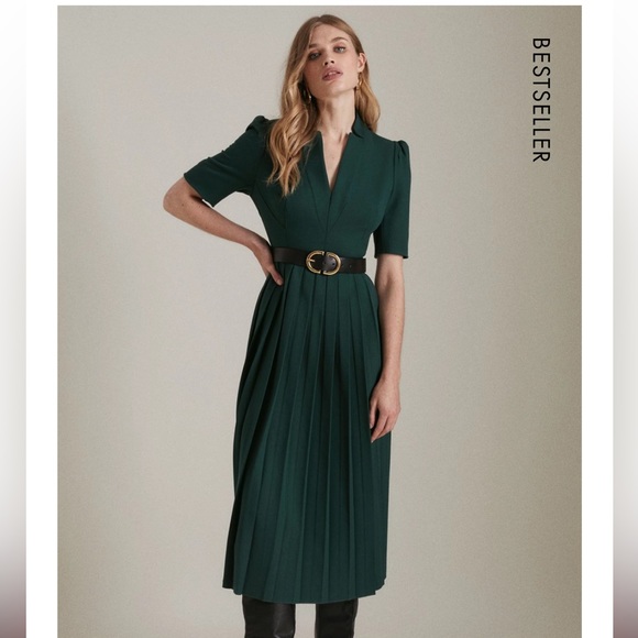 Karen Millen Dresses Karen Millen Structured Crepe Forever Pleat